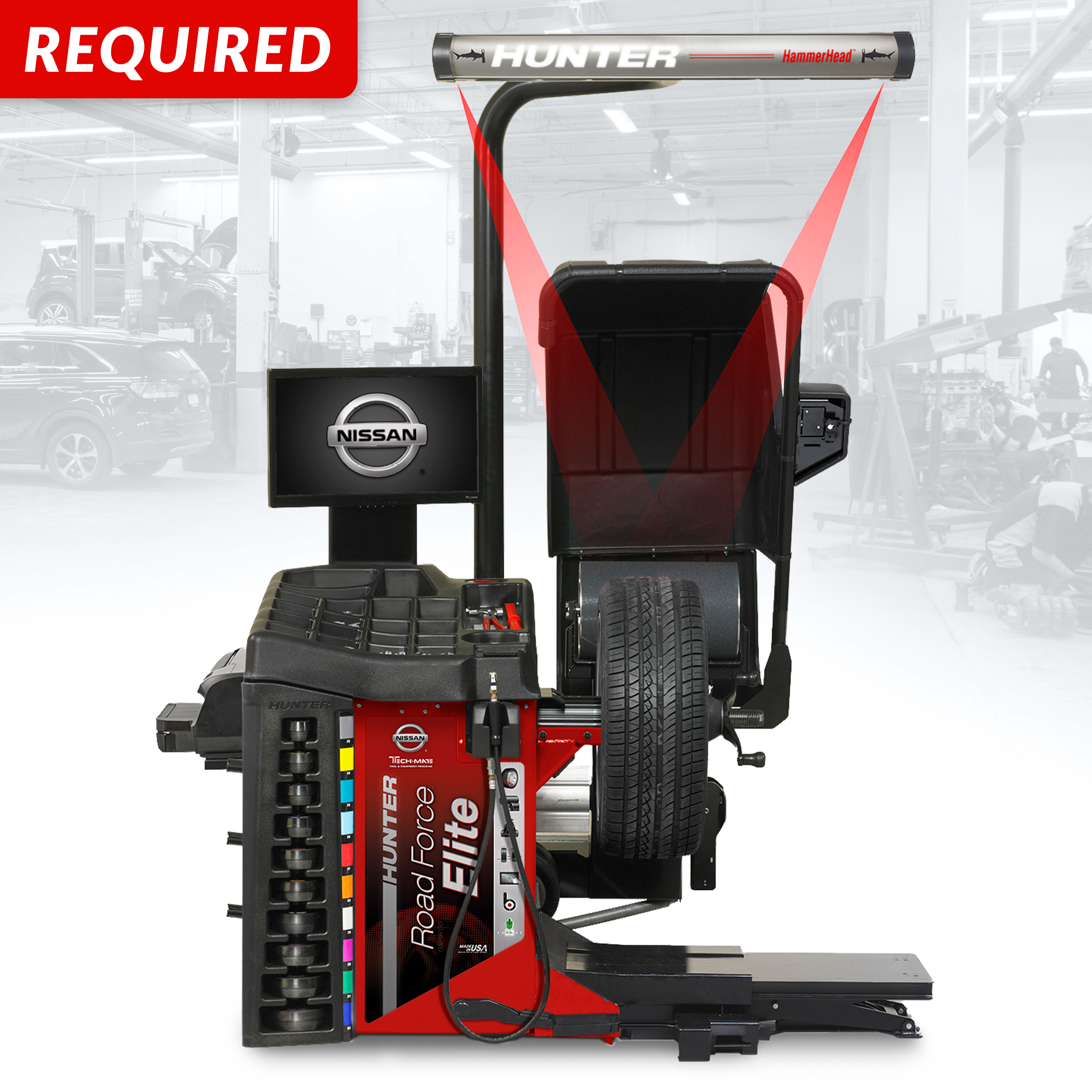 Hunter Equipment Built for Nissan INFINITI | Hunter Engineering Company®