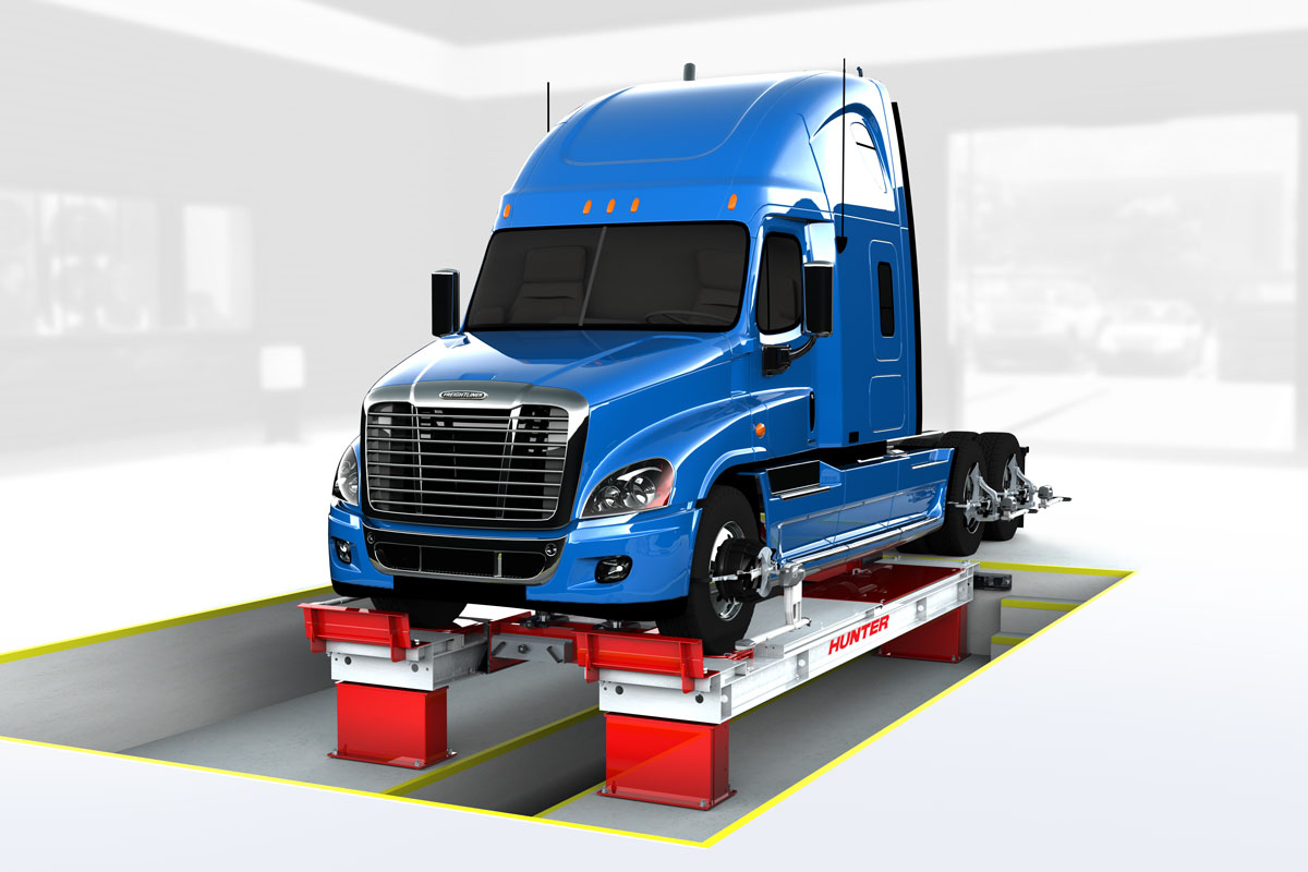 Heavy-Duty Pit Racks | Hunter Engineering Company®