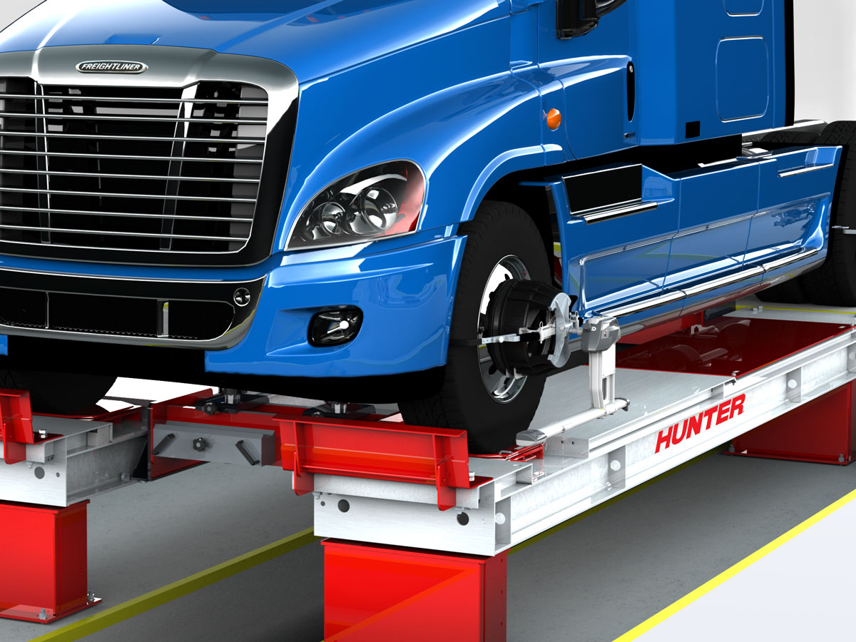 Heavy-Duty Pit Racks | Hunter Engineering Company®