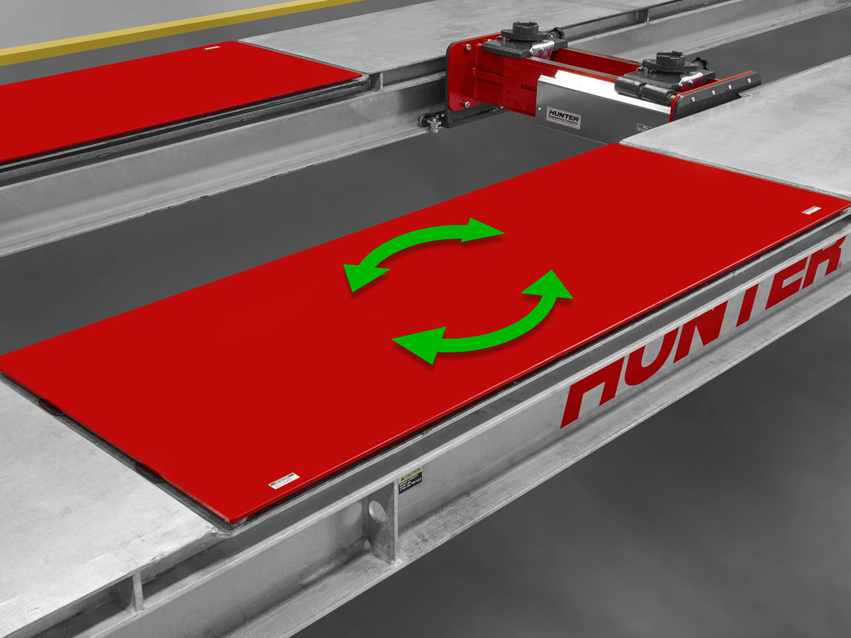 Heavy-Duty Pit Racks | Hunter Engineering Company®