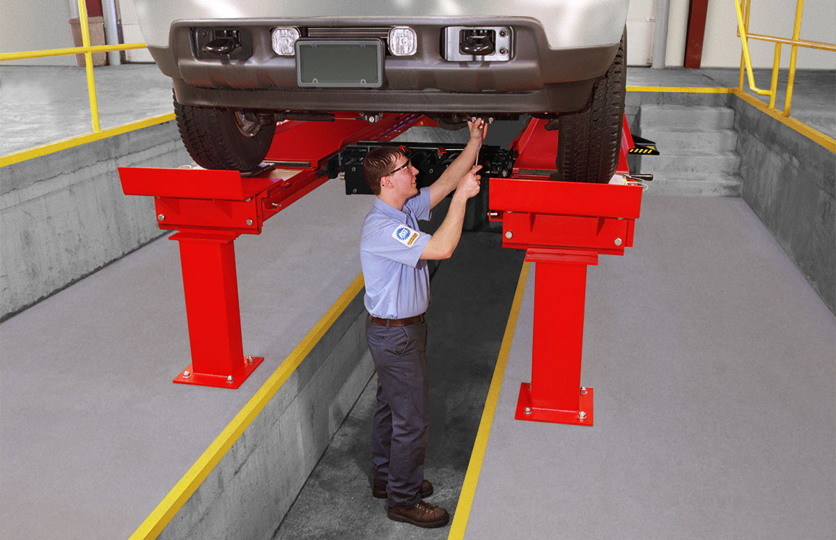 Alignment Pit Racks | Hunter Engineering Company®