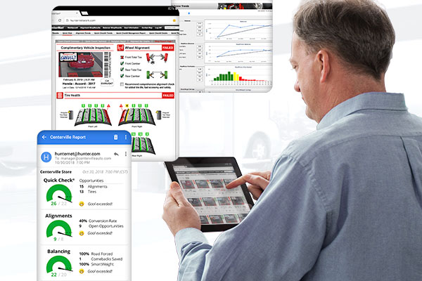 Quick Check Drive Over Alignment Check | Hunter Engineering Company®