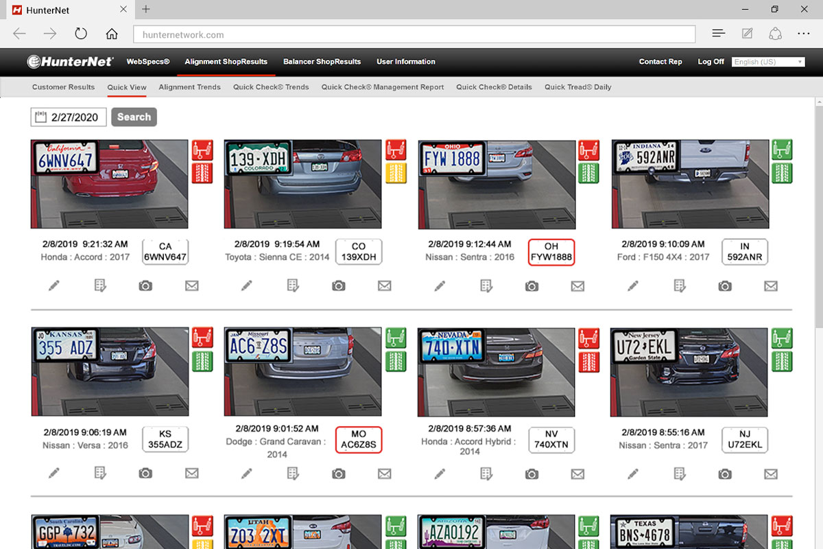 HunterNet® Online Business Tools | Hunter Engineering Company®