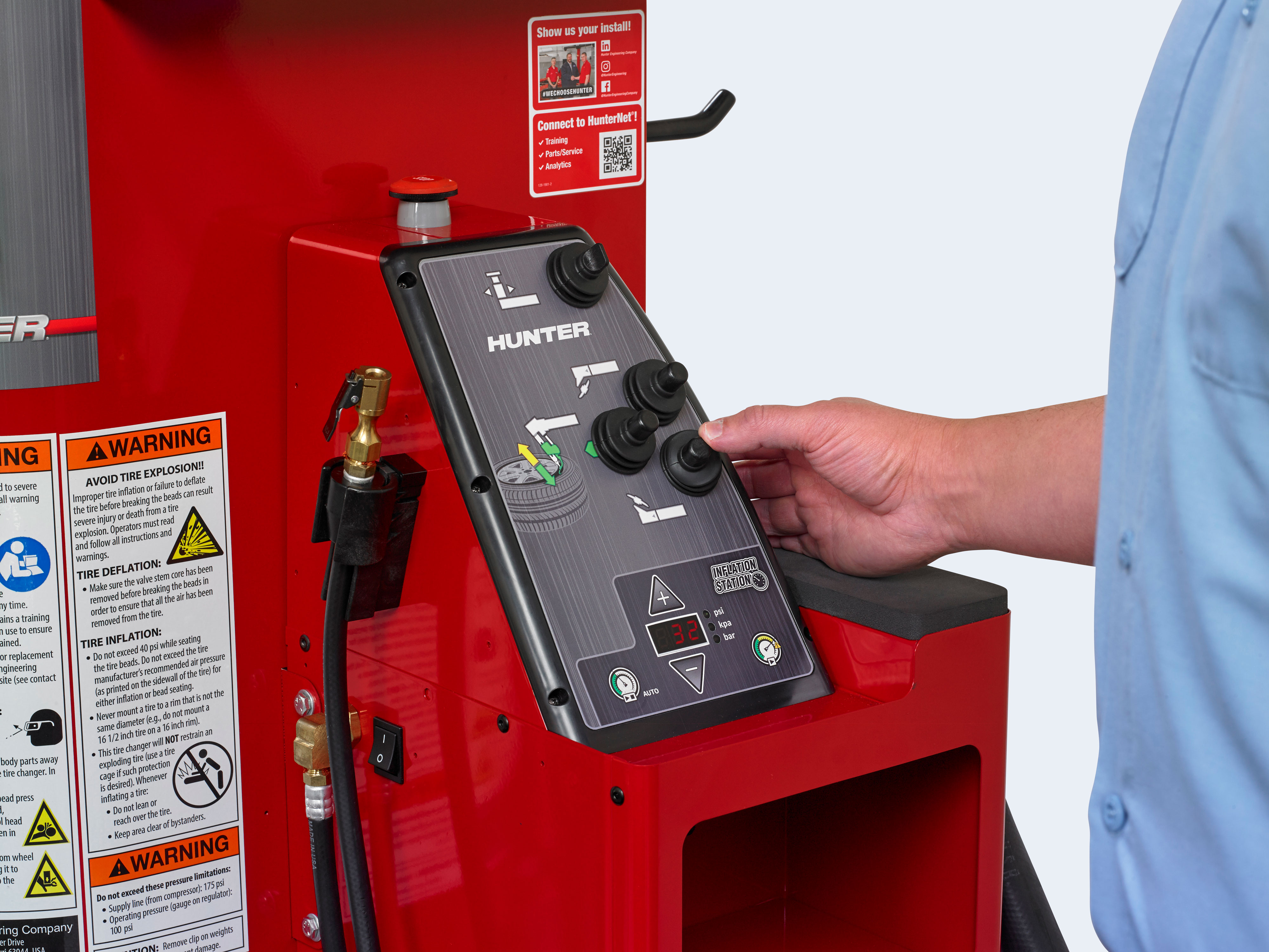 Hunter Maverick® Tire Changer | Hunter Engineering Company®