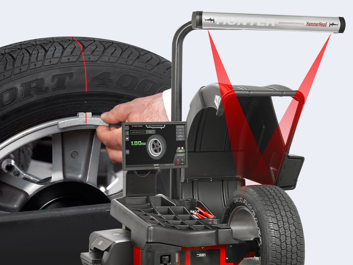 SmartWeight® Wheel Balancers | Hunter Engineering Company®