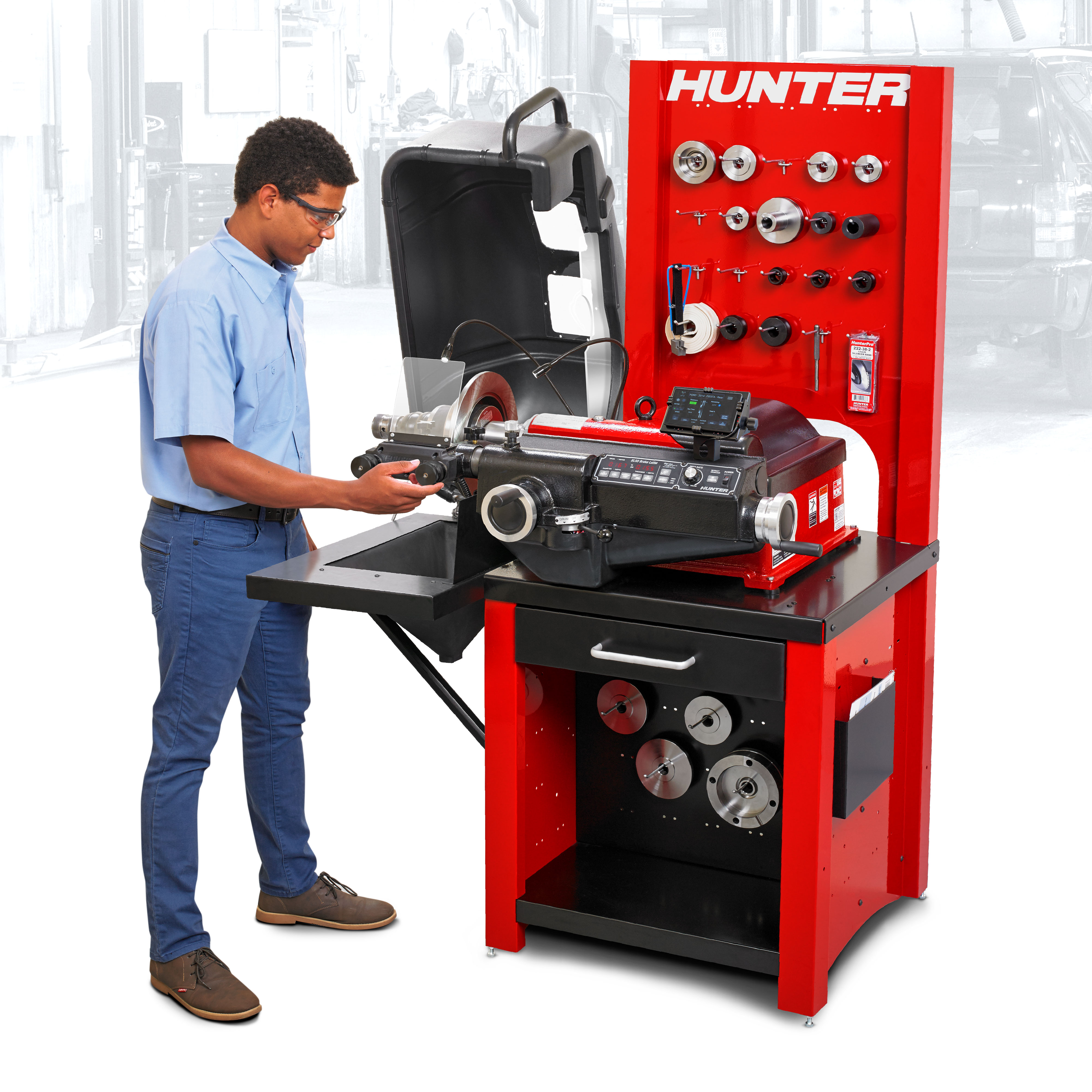 Hunter brake lathes digital operations manuals | Hunter Engineering ...